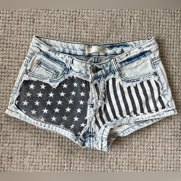 Gypsy Junkies | Shorts | Gypsy Junkies American Flag Shorts Hotpants ...